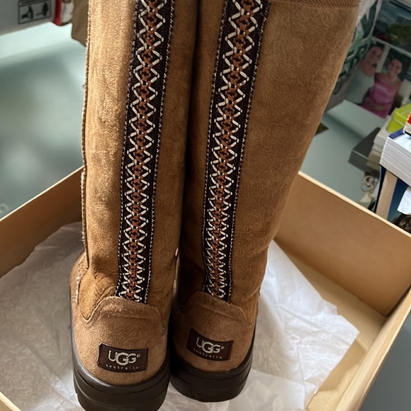 UGG | Shoes | Ugg Ultra Tall Tasman Braid Chestnut Boots 5245 | Poshmark